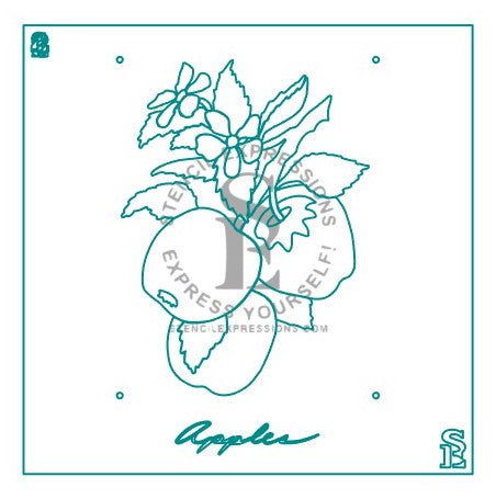 Apple Theorem 4-Layer Stencil Digital Design – Suzie and Co.